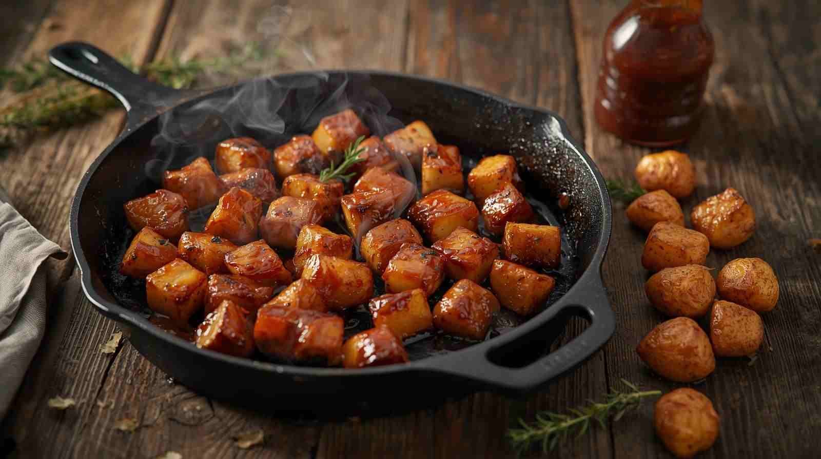 Griddle BBQ Chicken and Potatoes Recipe