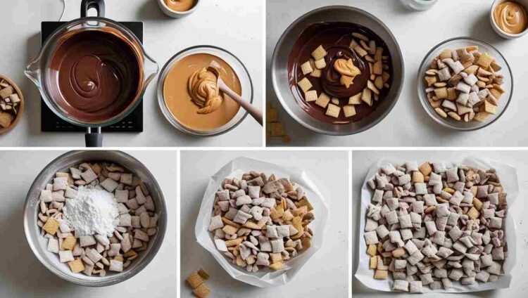 How to Make Puppy Chow (Muddy Buddies)