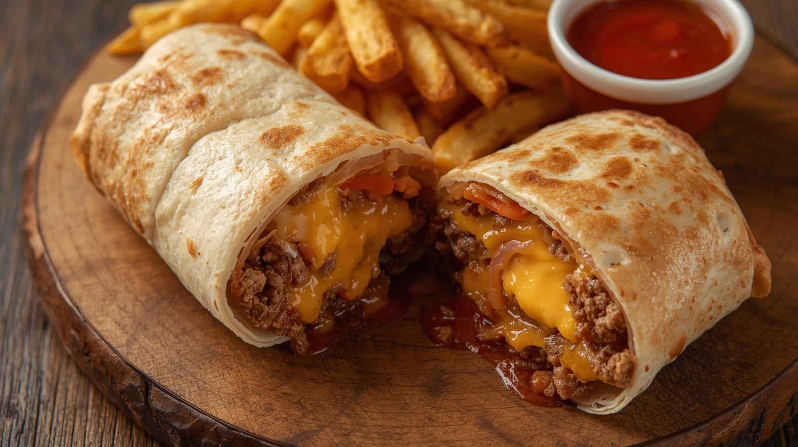 Animal-Style Cheeseburger Burritos