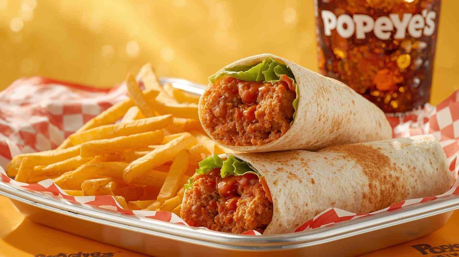 Copycat Popeyes Chicken Wraps Recipe