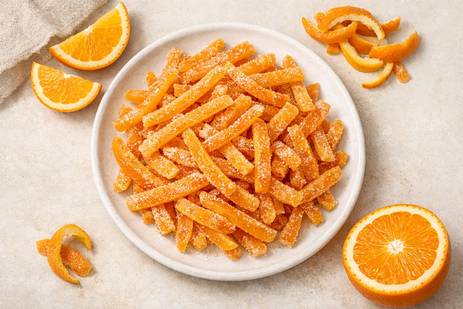 Candied Orange Peel Recipe