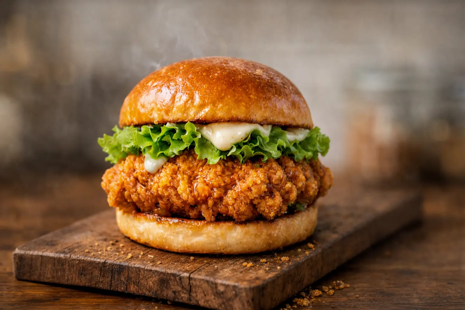 Crispy Chicken Burger Recipe